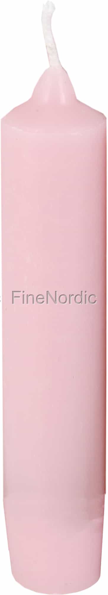 Ib Laursen Stearinljus Rosa 11 x 2,2 cm - 1 st