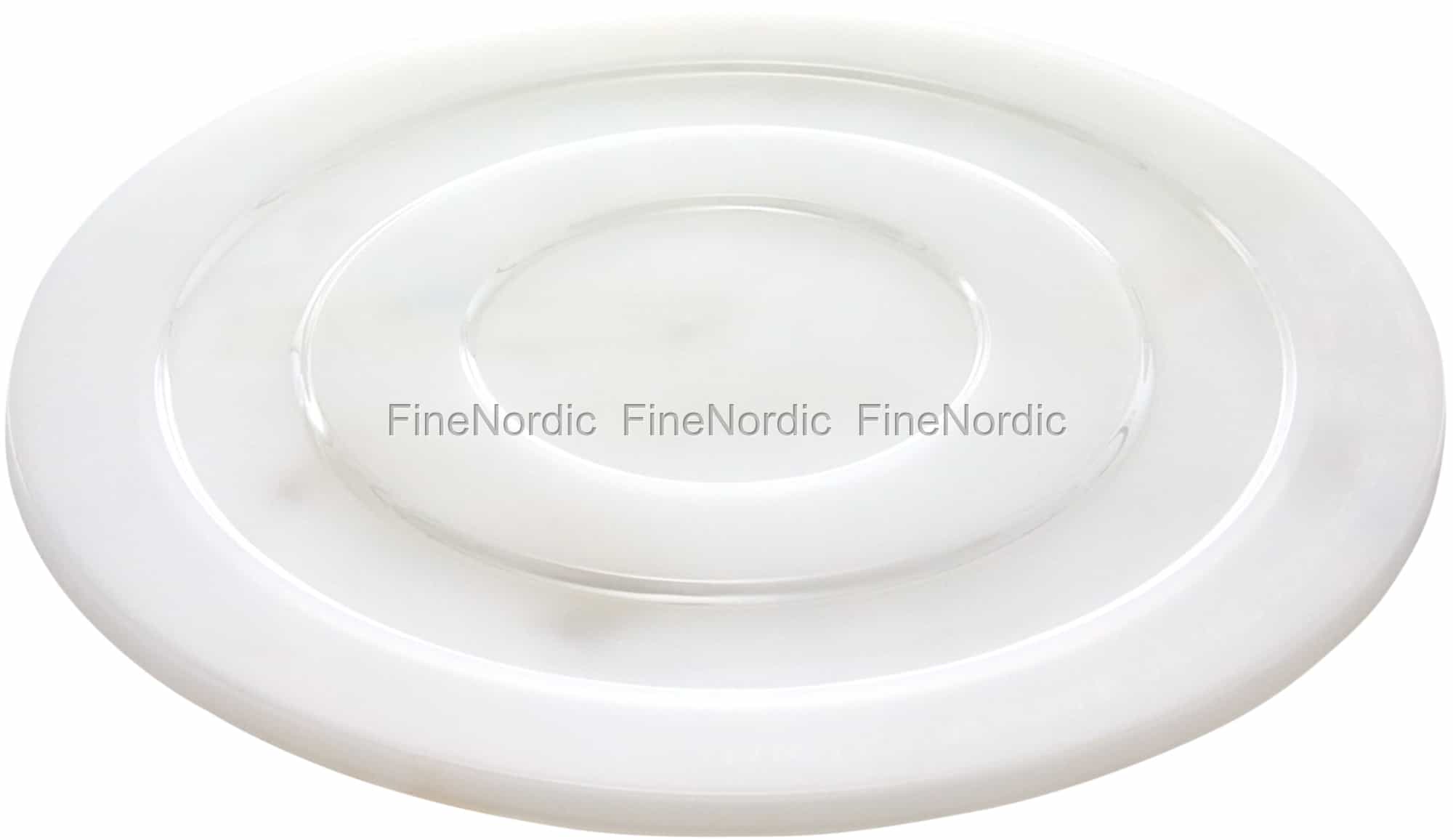 Rice Lock - Rund - Vit - Stor