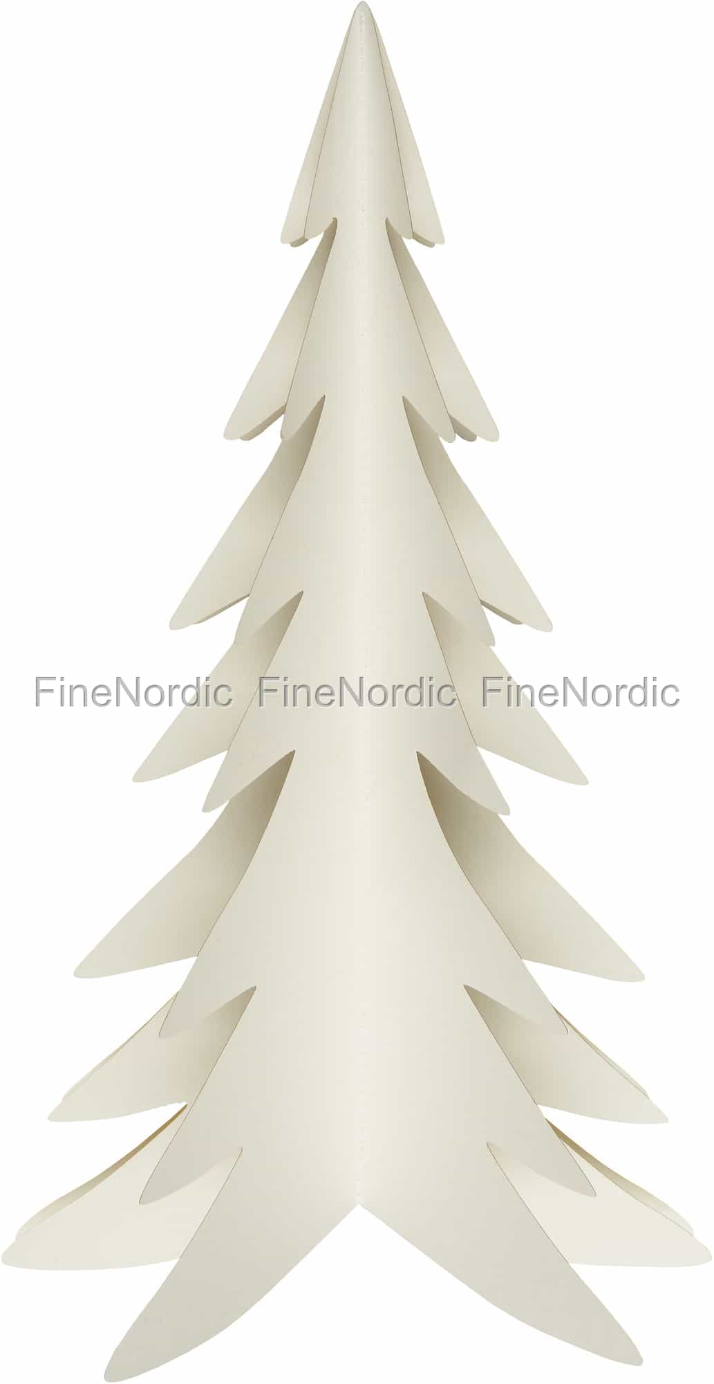 Ib Laursen Papperklipp Julgran Stående Vit Stor