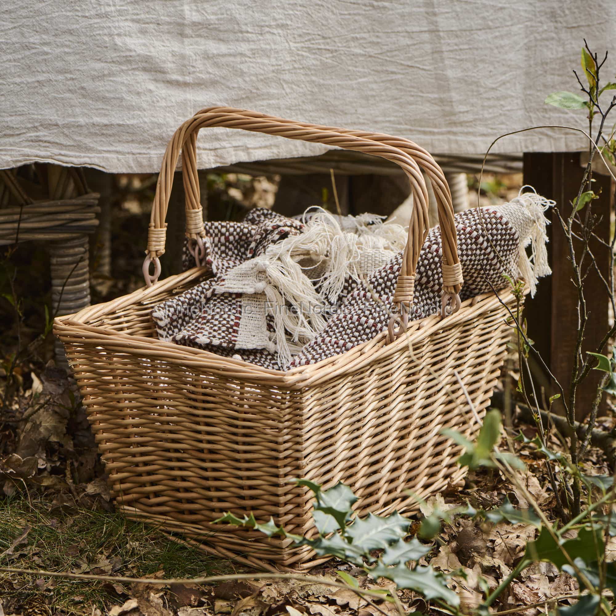 Ib Laursen Korg med 2 Handtag Stapelbar