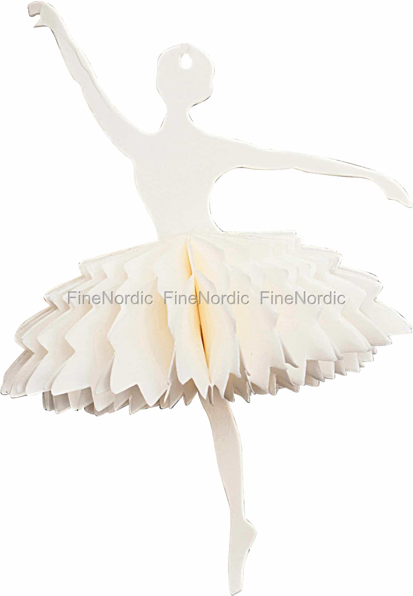 GreenGate Ballerina Vit Papper