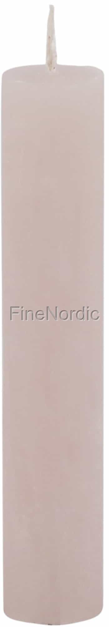 Chic Antique Macon Stearinljus Rustic Dammig Rosa 11 x 2 cm 1 st