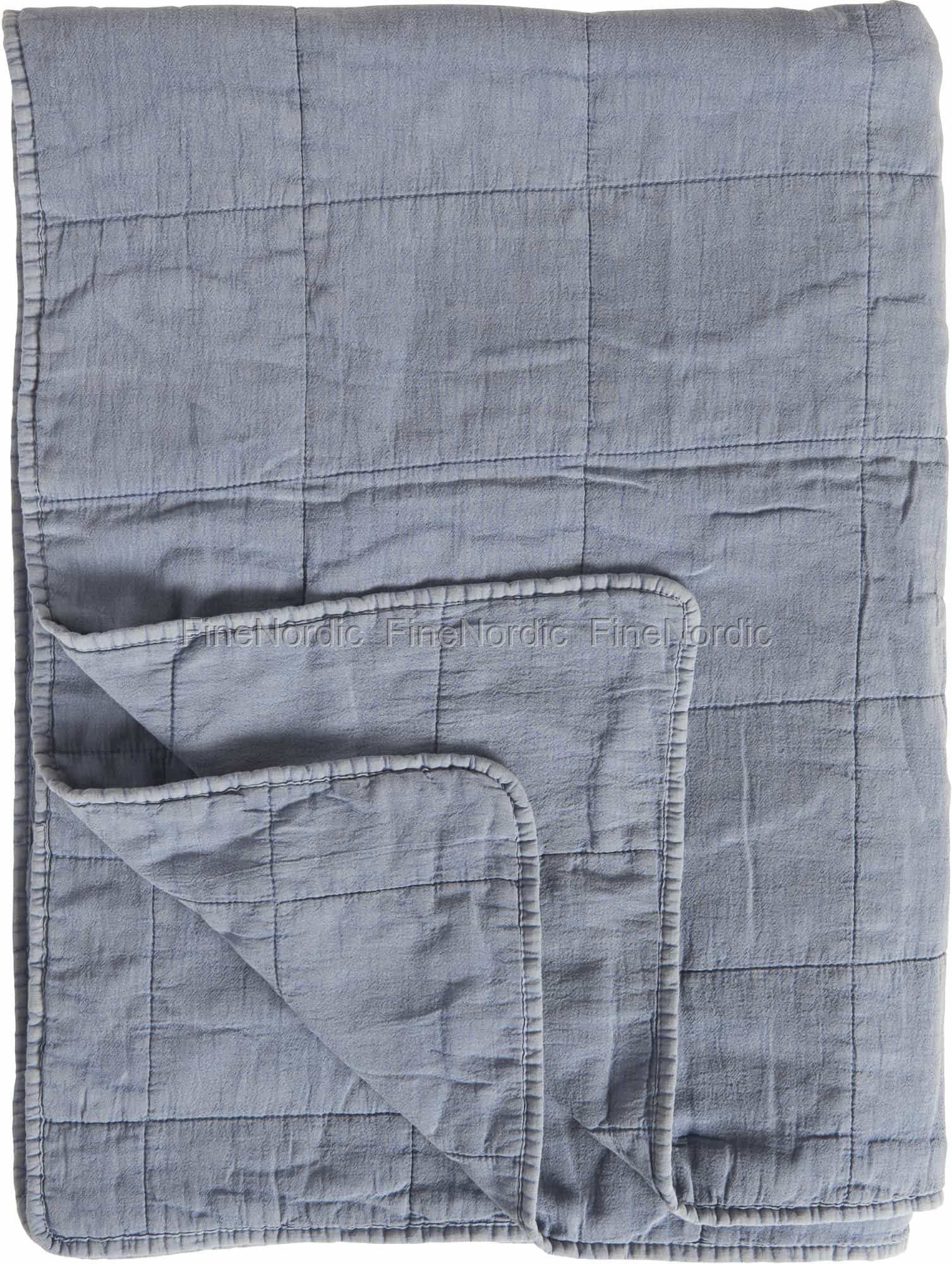Ib Laursen Klassisk Quilt Blå 130 x 180 cm